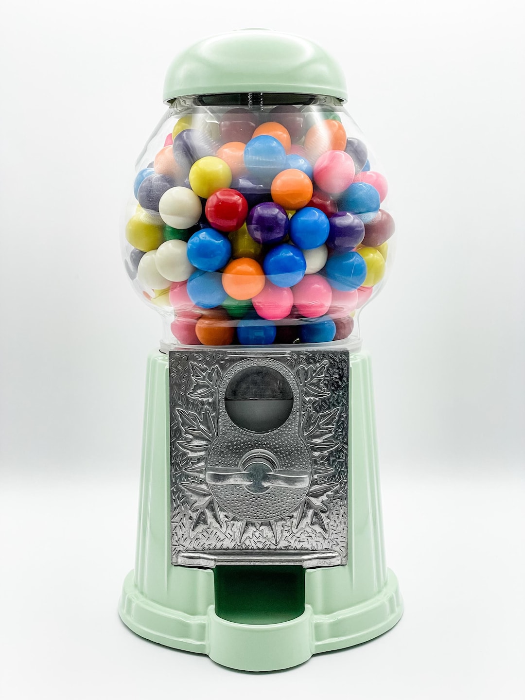 Mint Green Gumball Machine: Classic Candy Dispenser With Optional Stand ...