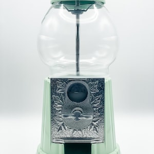 Mint Green Gumball Machine: Classic Candy Dispenser With Optional Stand ...