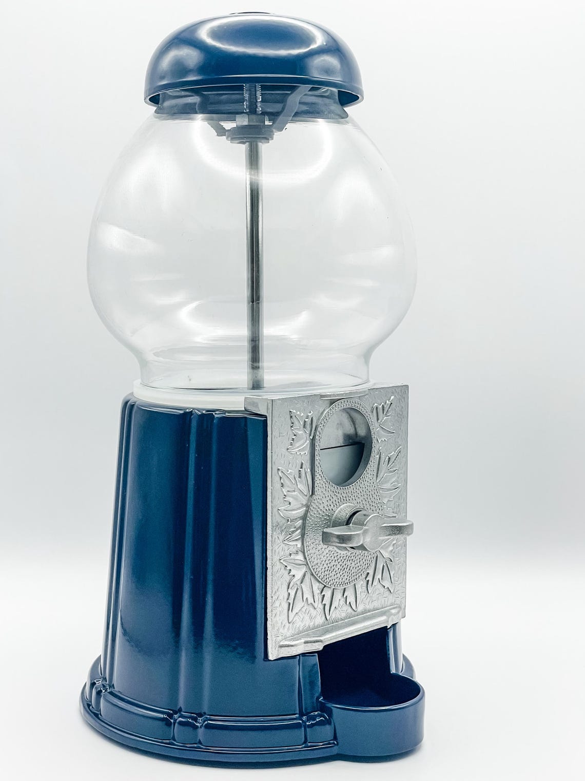 Navy Blue Gumball Machine With Optional Stand - Classic Elegance for ...