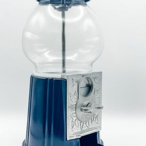 Navy Blue Gumball Machine With Optional Stand - Classic Elegance for ...
