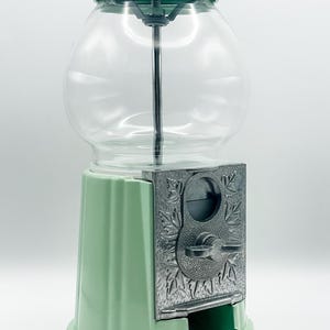 Mint Green Gumball Machine: Classic Candy Dispenser With Optional Stand ...