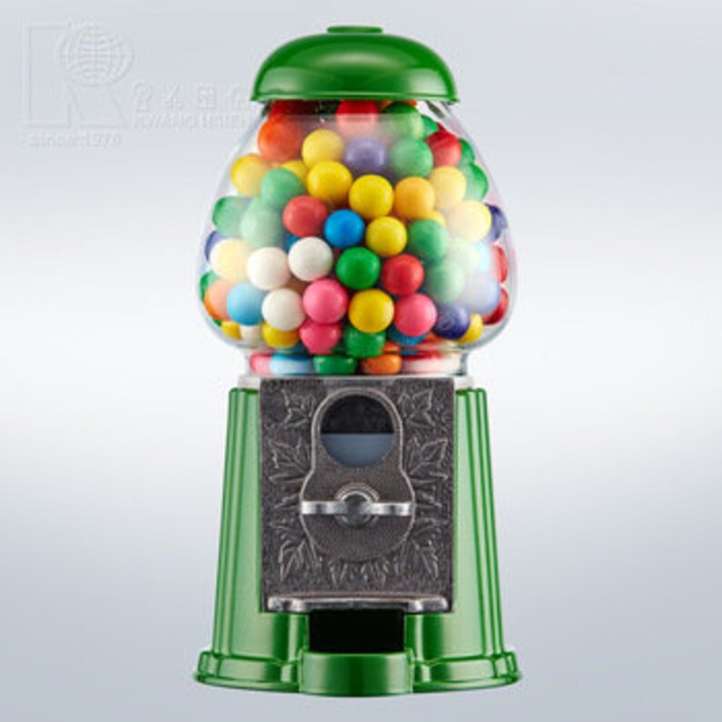 Gumball Dreams Classic Gumball Machine / Candy Dispenser Green - Etsy