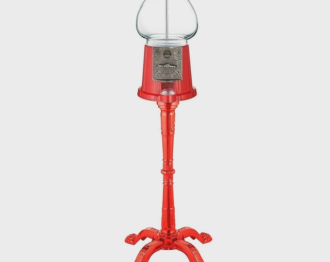 Red Bubble Gum Machine, Gumball Machine, Made in Taiwan - Etsy