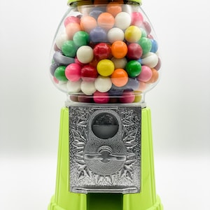 Key Lime Green Gumball Machine - Retro Candy Dispenser, Coin-free ...