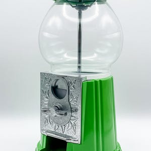 Vintage-style Kelly Green Gumball or Candy Machine - Retro Decor, Fun ...