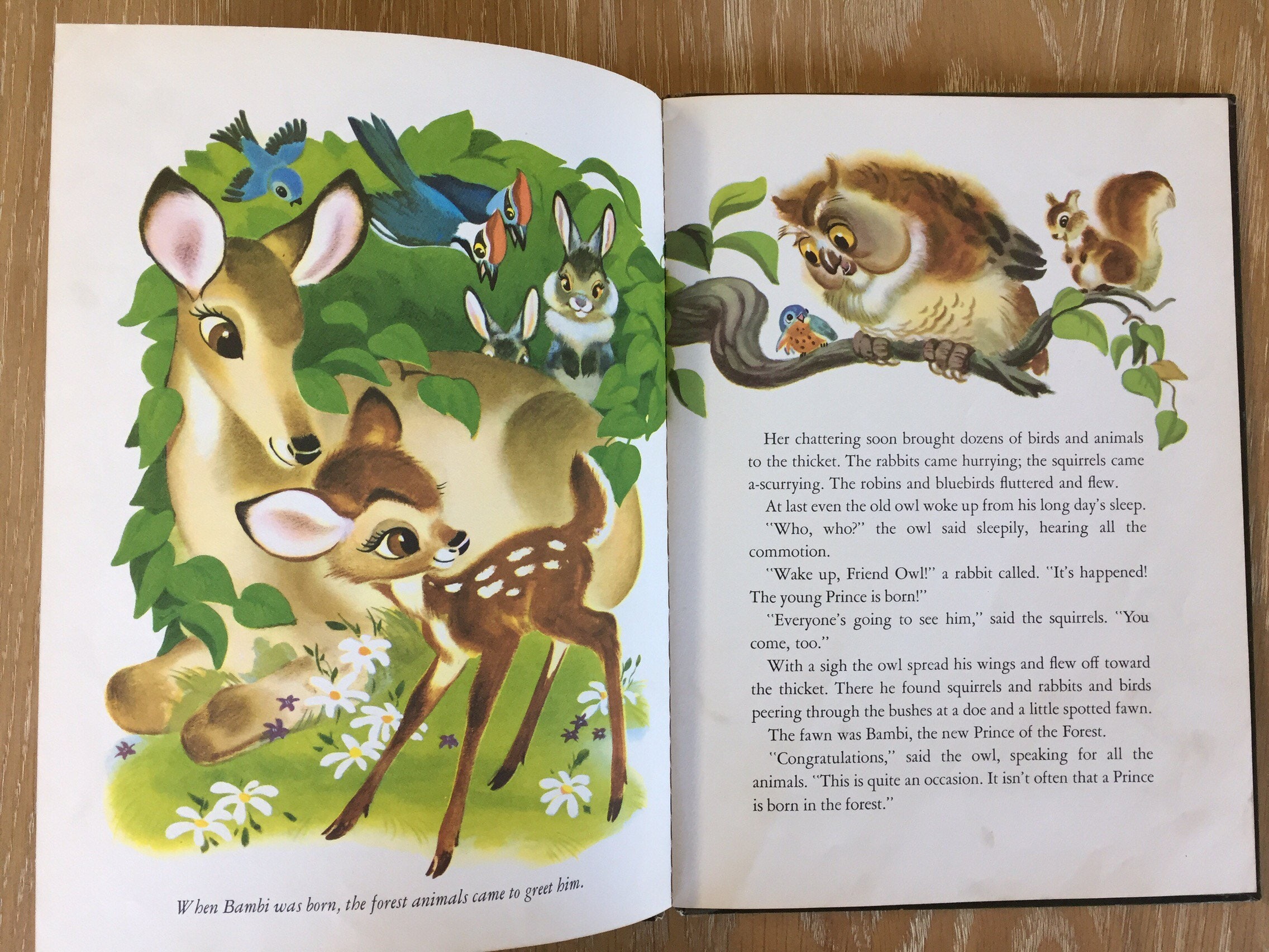 Walt Disney's Bambi Adapted by Melvin Shaw Illustrated by Walt Disney ...
