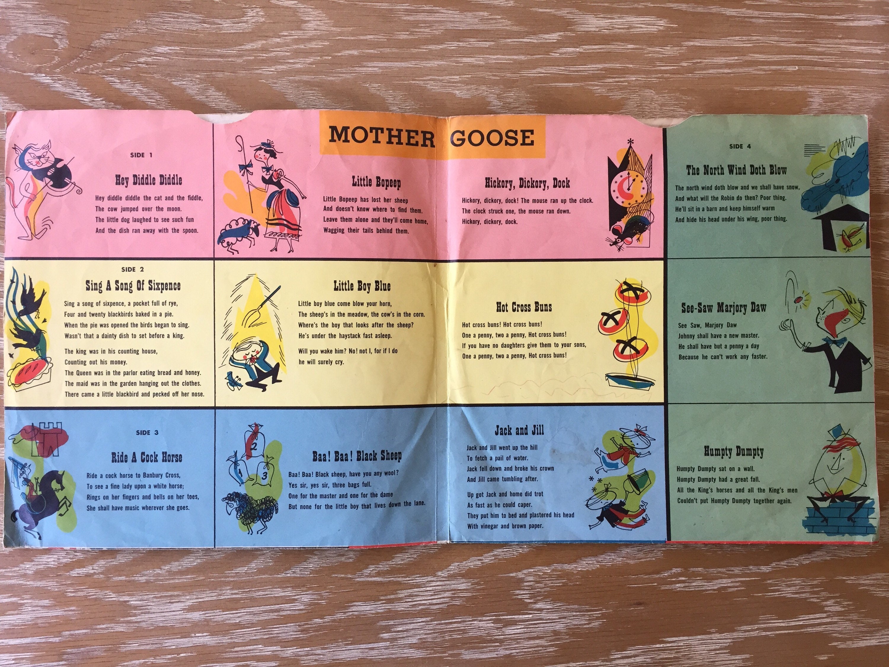 The Musical Mother Goose Double Record Set Children's Record Guild CRG ...