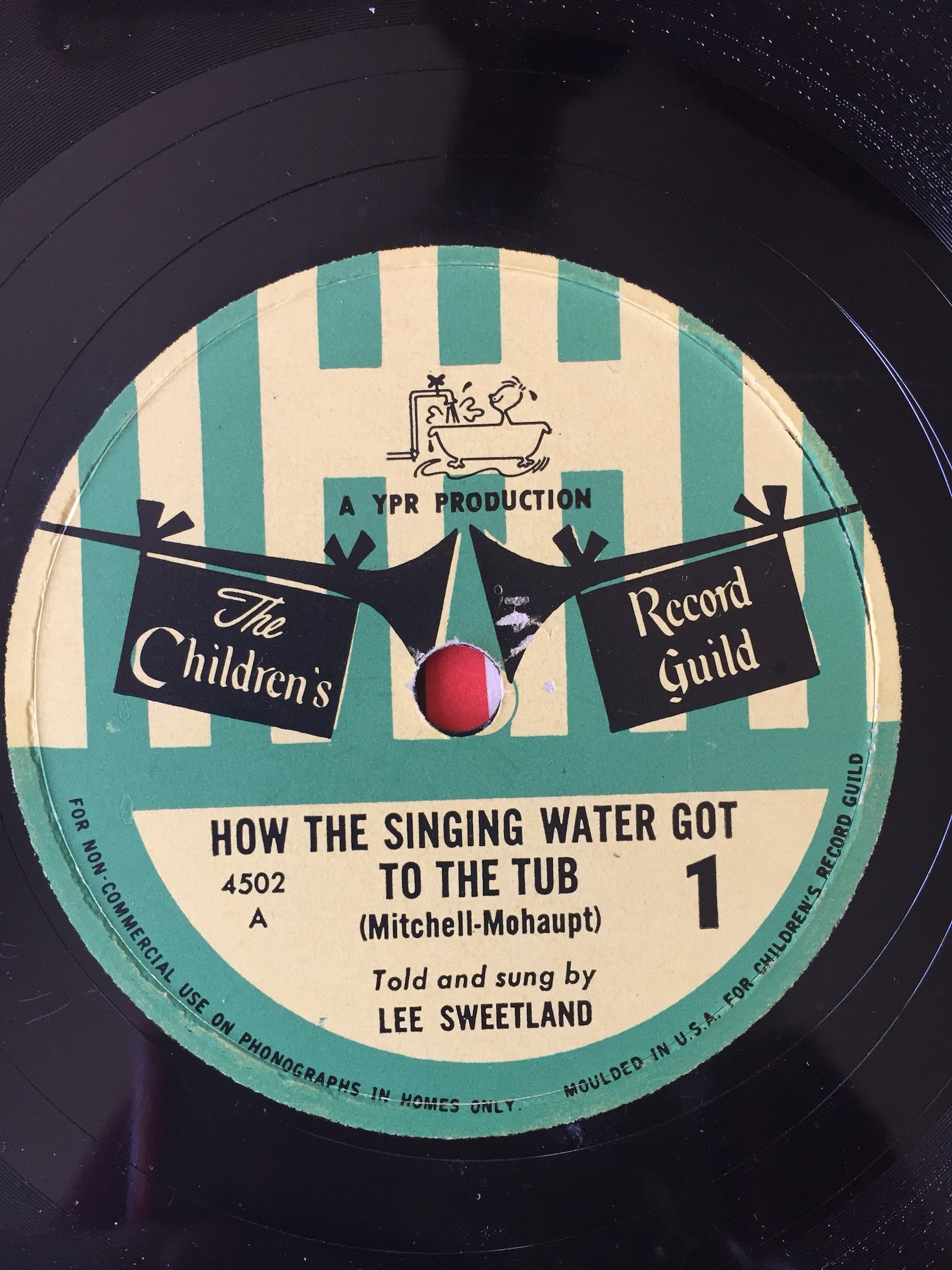 How the Singing Water Got to the Tub Vintage 78 Rpm Vinyl Record CRG ...