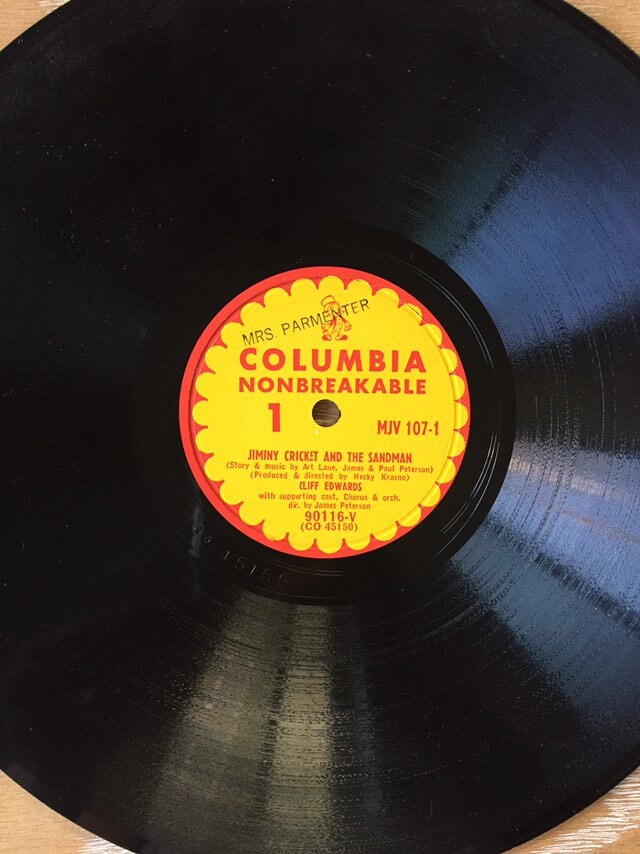 Walt Disney's Jiminy Cricket and the Sandman Columbia MJV-107 Cliff ...