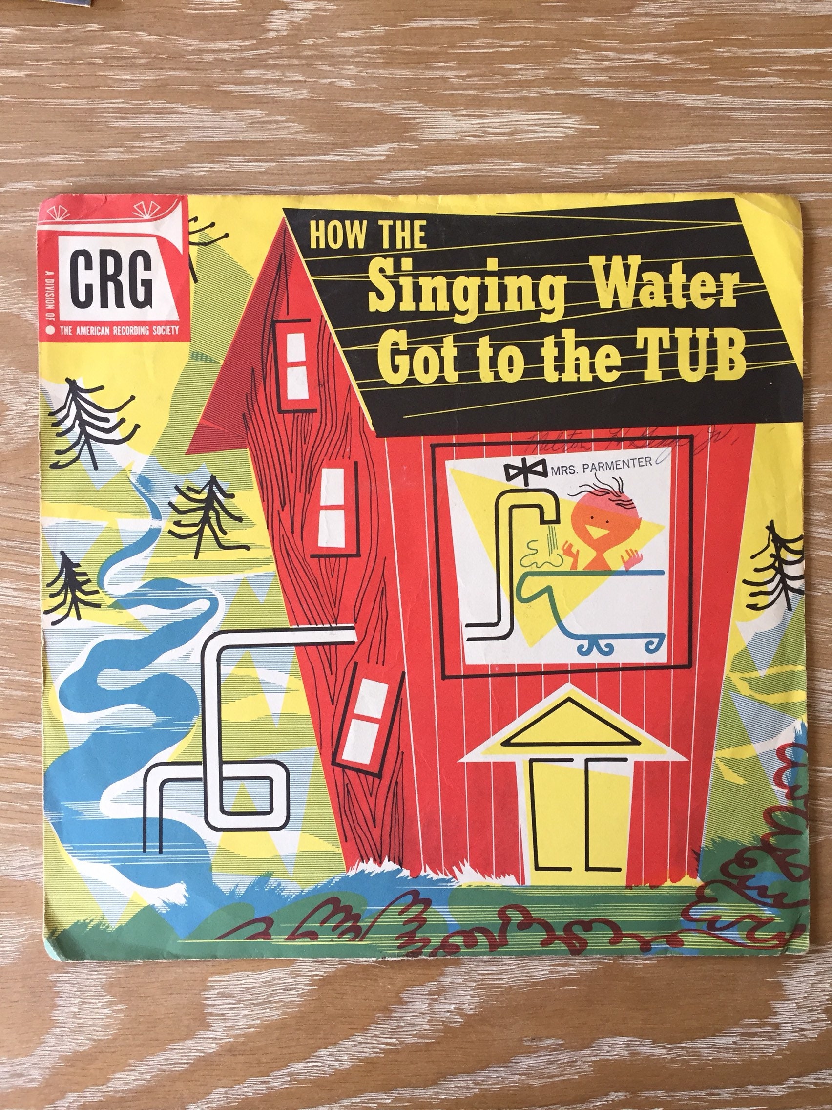How the Singing Water Got to the Tub Vintage 78 Rpm Vinyl Record CRG ...