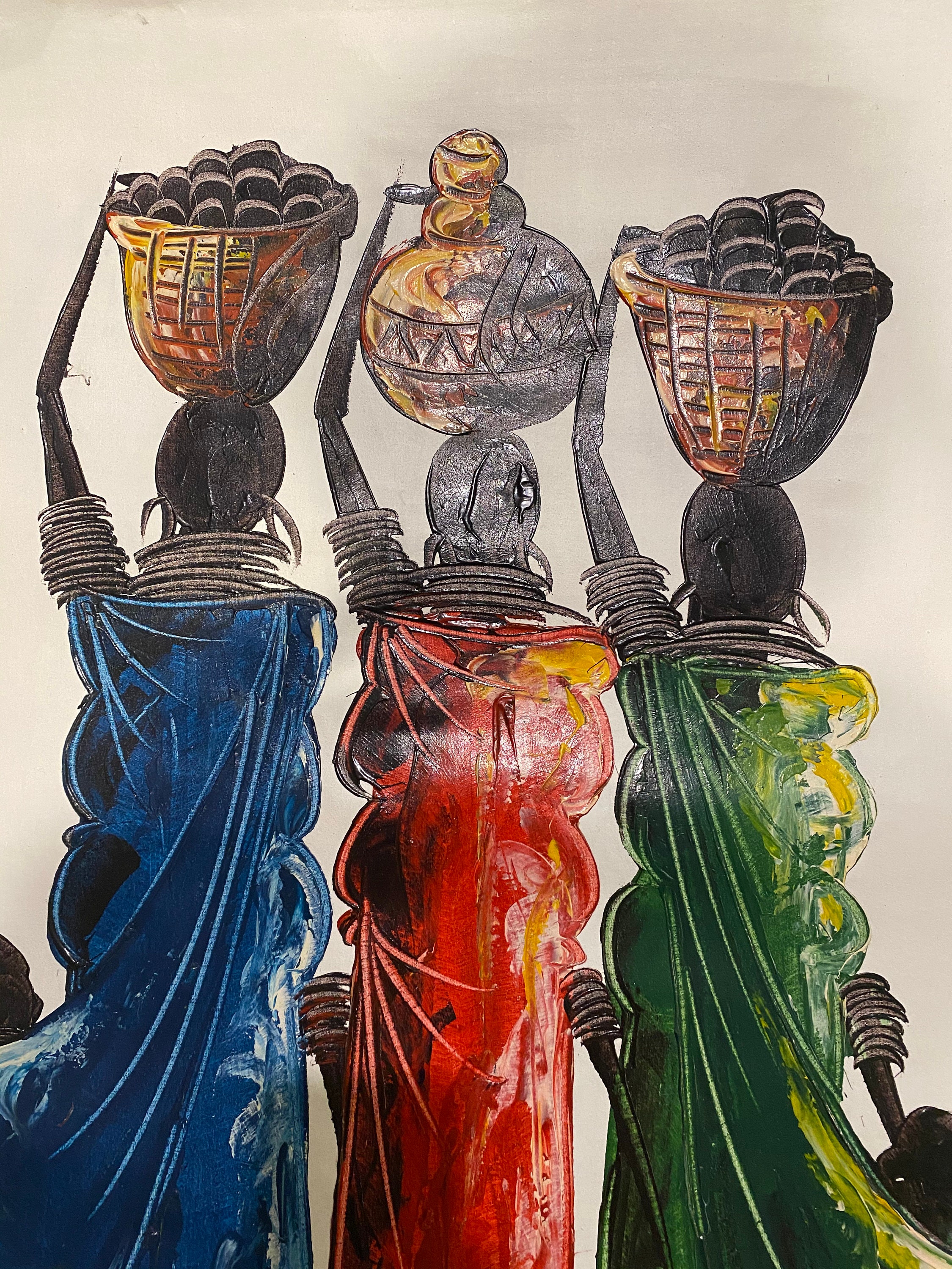 African Oil Painting - Etsy