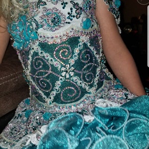 2t-3t turquoise pageant dress. Glitz | Etsy