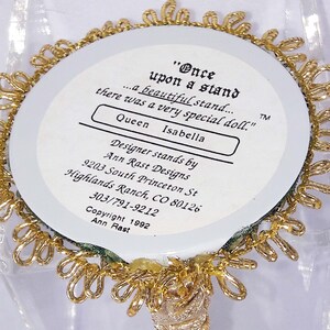 Queen Isabella & Ann Rast Made 1992 by Madame Alexander to Commemorate ...