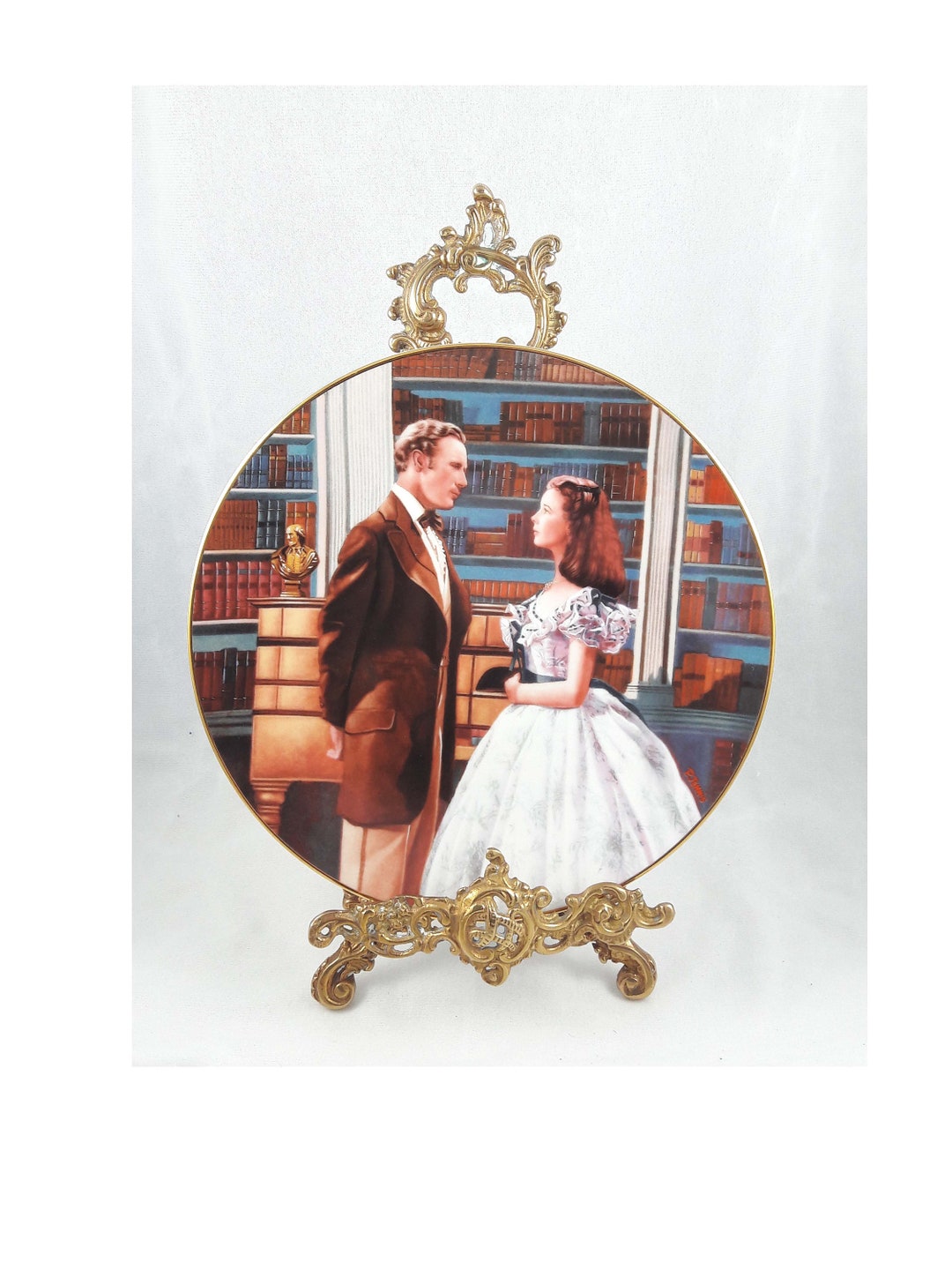 Gone With The Wind plate A Declaration of Love 1991 by - Etsy Österreich