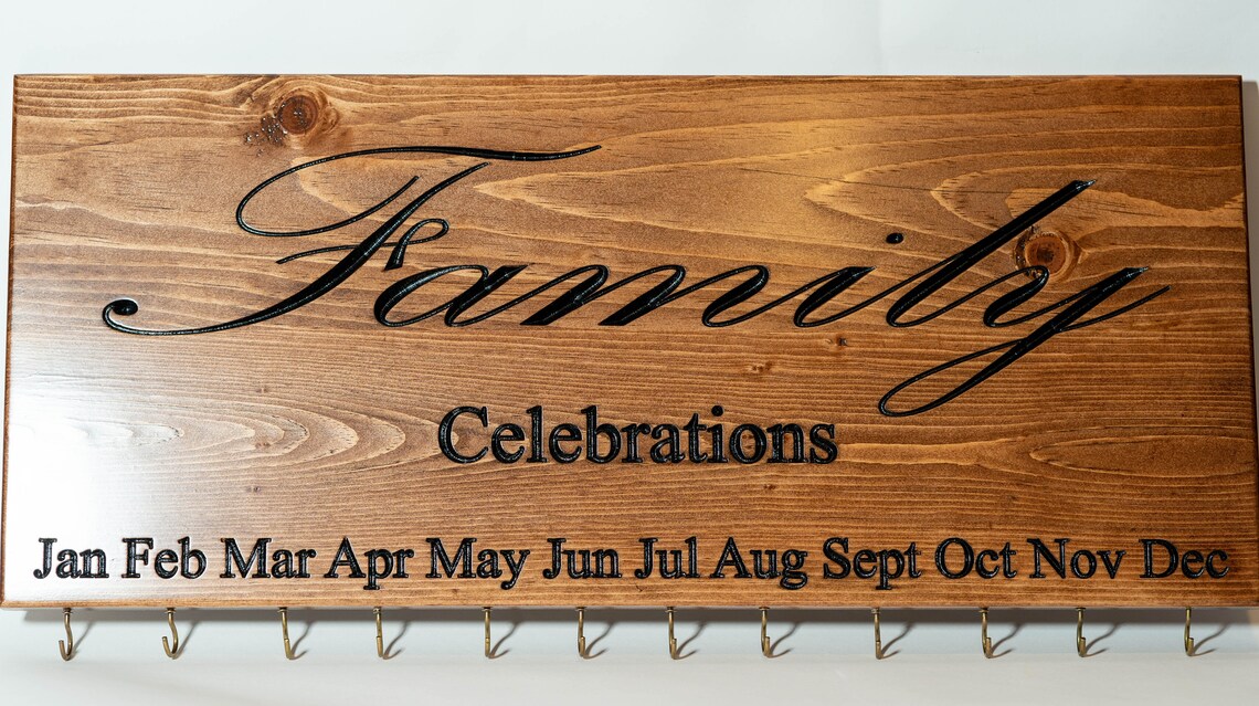Family Celebrations Sign | Birthday Calendar | Anniversary Calendar ...