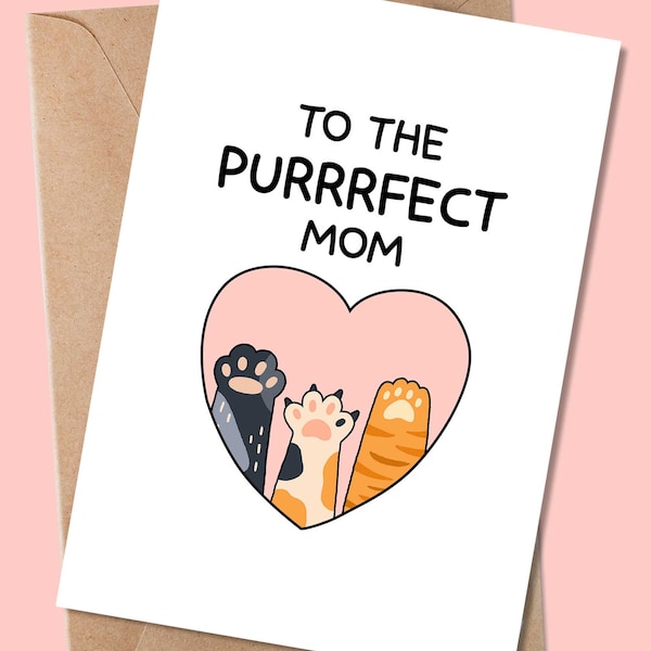 Mothers Day From Cat - Etsy