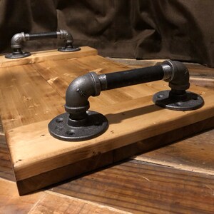Rustic Industrial Pipe Tray - Etsy