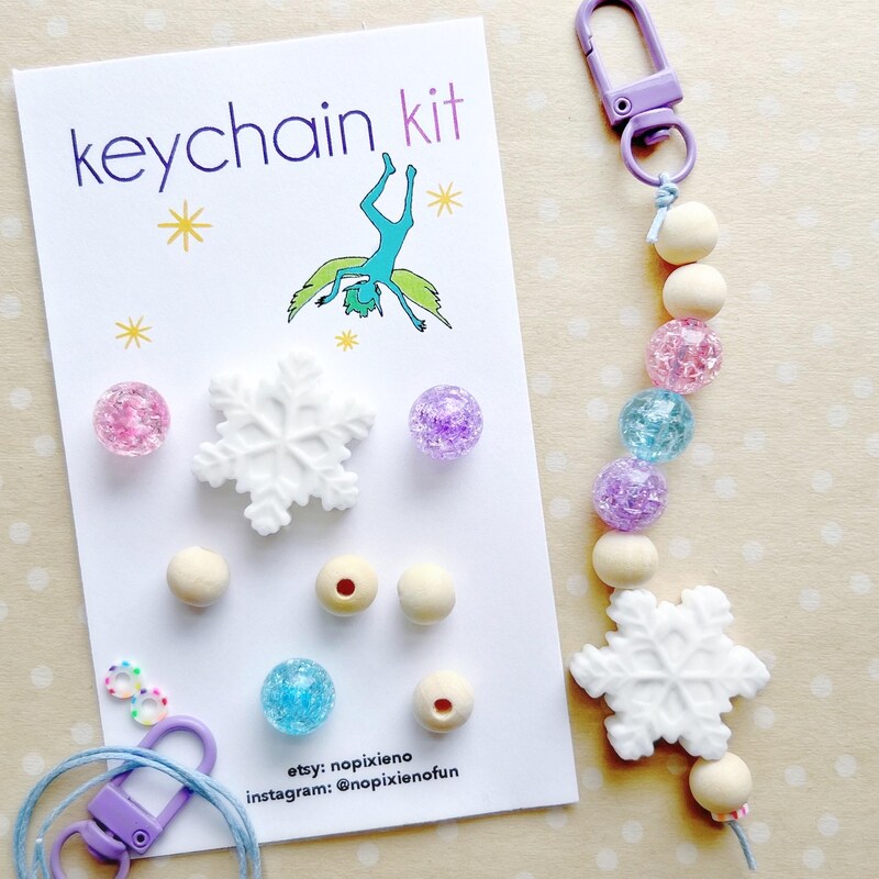 Winter Kids Key Chains - Etsy