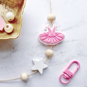 Dance Party Favor DIY Keychain Kit Kids Dance Birthday Party Dance Team ...
