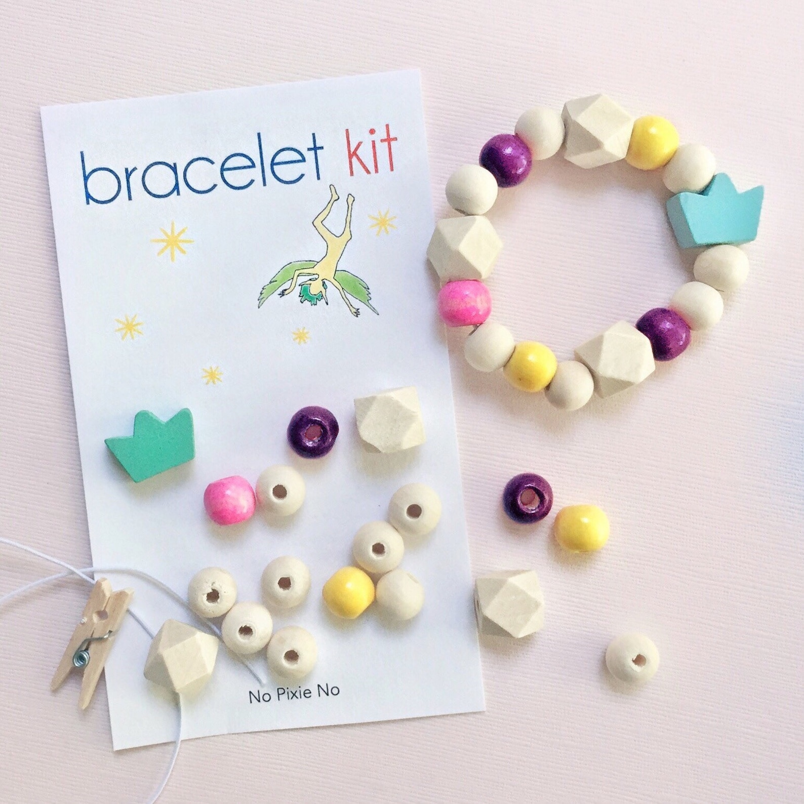Princess Birthday Party Favors DIY Bracelets for Kids Girls Birthday ...