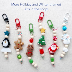 Snowman Keychain Kit Kids Christmas Party Favor Snowman Craft Stocking ...