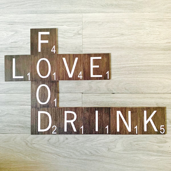 Large Scrabble Tiles - Etsy UK