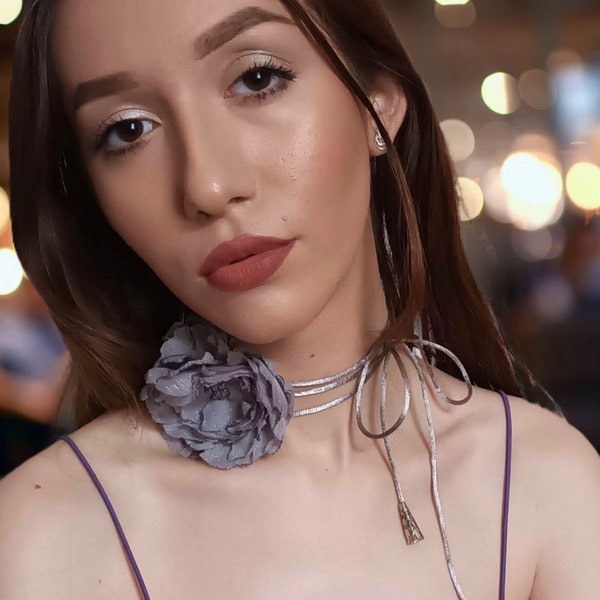 Flower Choker - Etsy
