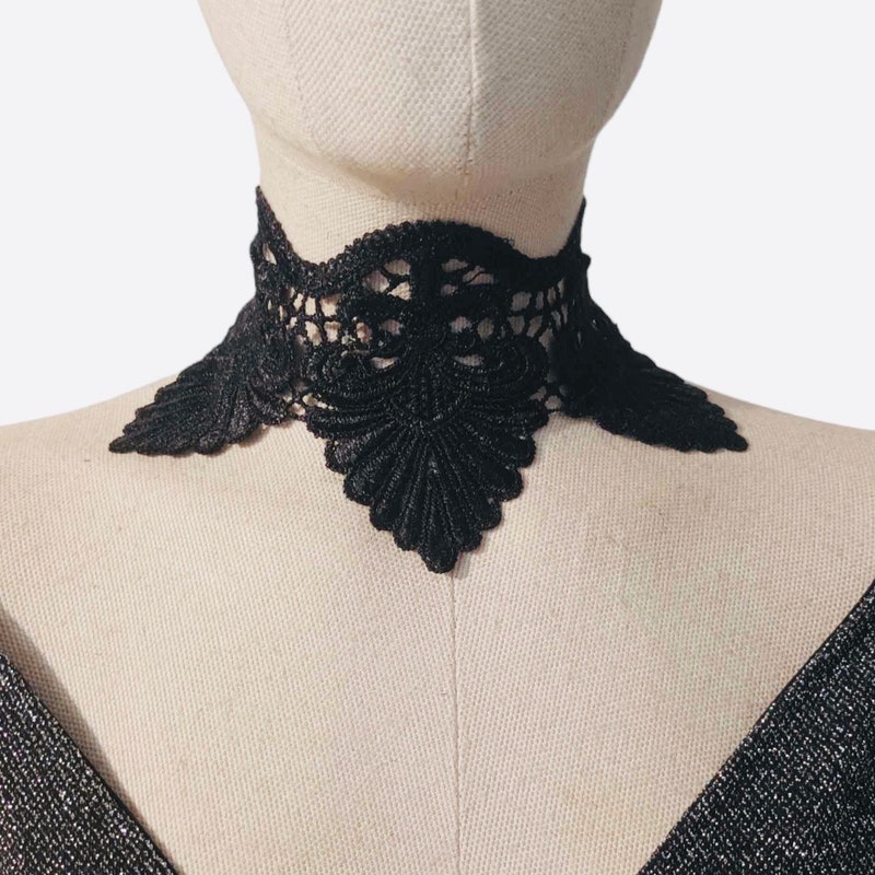 Lace Choker Necklace - Etsy