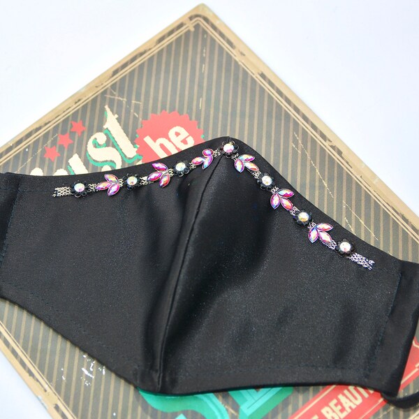 Embellished Face Mask - Etsy