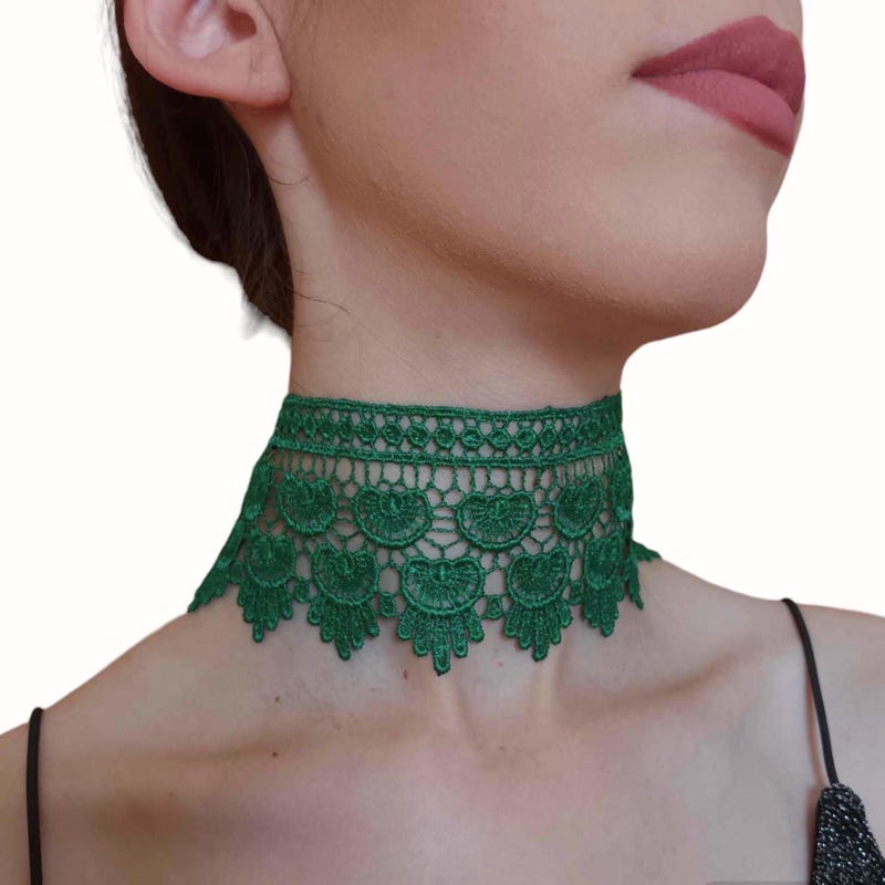 Lace Collar Necklace - Etsy