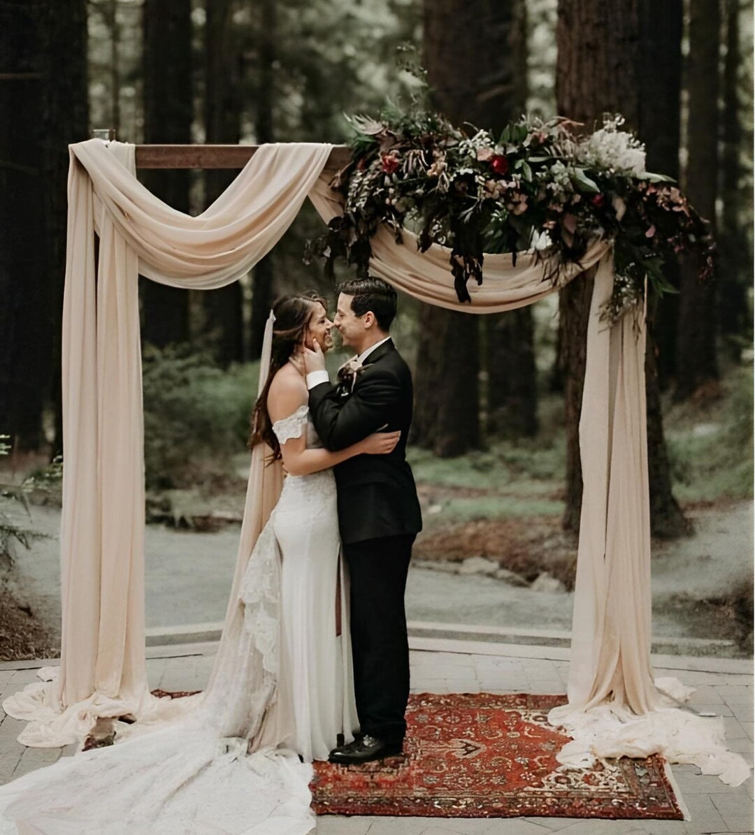 7.2 FT Square Dark Brown Wood Arch for Wedding Ceremonywooden - Etsy