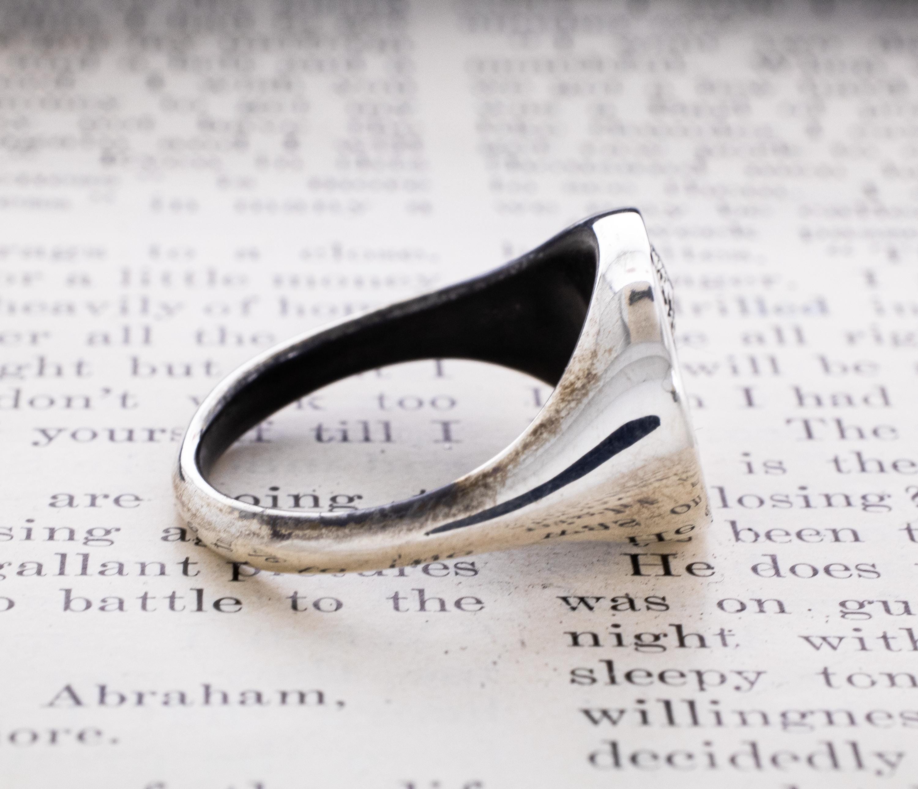 Ancient Roman Legionnaire Sterling Silver Signet Ring, Roman Legion ...
