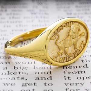 Ancient Roman Legionnaire Solid Gold Signet Ring, Roman Legion Flavia ...