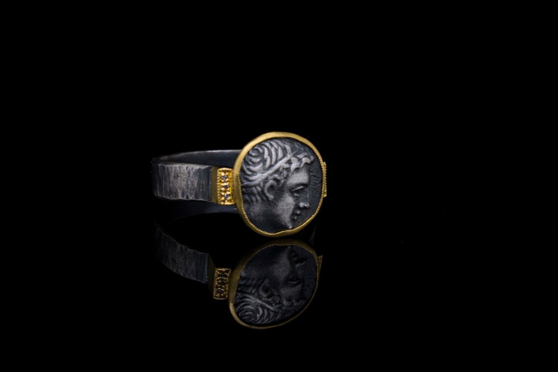 Alexander the Great Ring Ancient Greek Ring Handmade Signet - Etsy