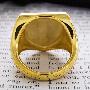 Polish-lithuanian Commonwealth Solid Gold Signet Ring, Pogonia Coat of ...