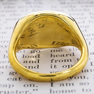 Ancient Roman Legionnaire Solid Gold Signet Ring, Roman Legion Flavia ...