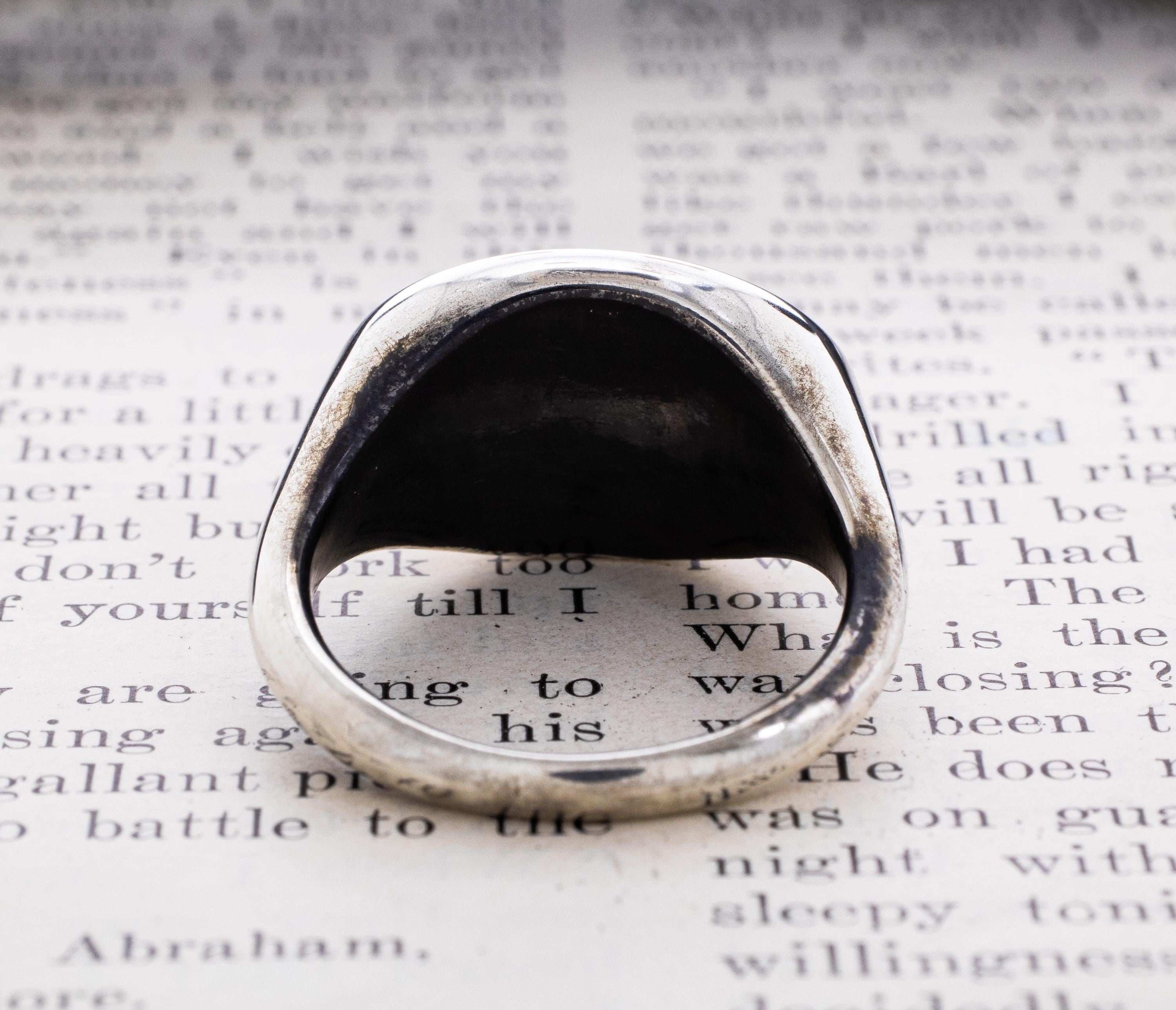 Ancient Roman Legionnaire Sterling Silver Signet Ring, Roman Legion ...