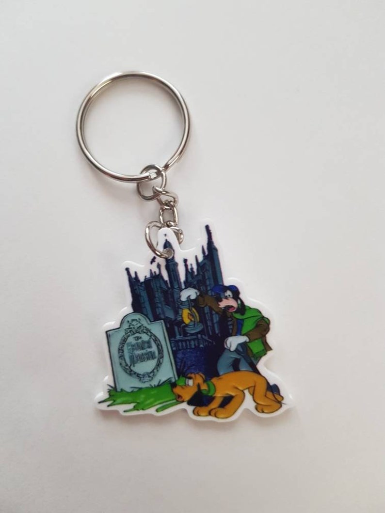 Park Inspired Keychains Acrylic Planar Keychains Magic - Etsy