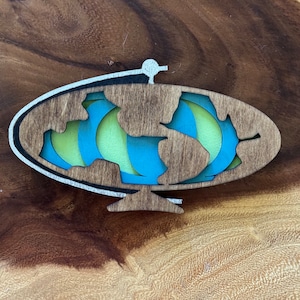 Awesome Witco Inspired Globe World Map Magnet Mid Century - Etsy