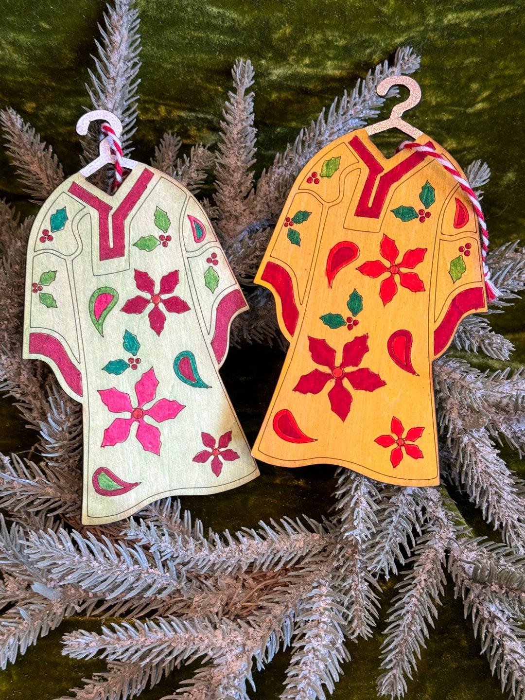 Groovy Handcrafted Wooden 60s and 70s Retro Mrs Roper Caftan / Mumu ...