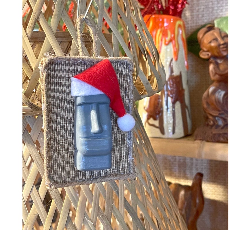 Moai Christmas Ornaments - Etsy