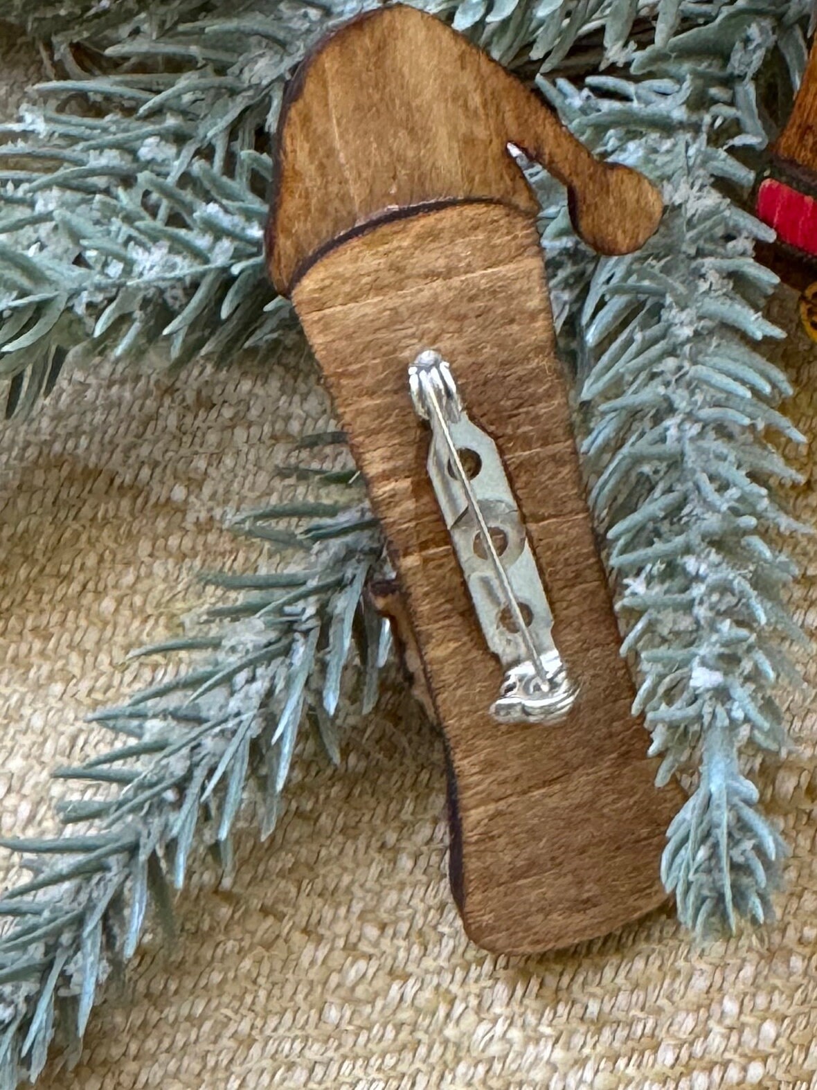 Adorable Tiki Bob Rudolph the Red Nose Reindeer Pin - Etsy