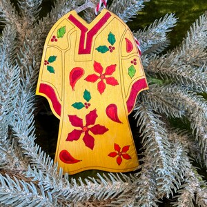 Groovy Handcrafted Wooden 60s and 70s Retro Mrs Roper Caftan / Mumu ...