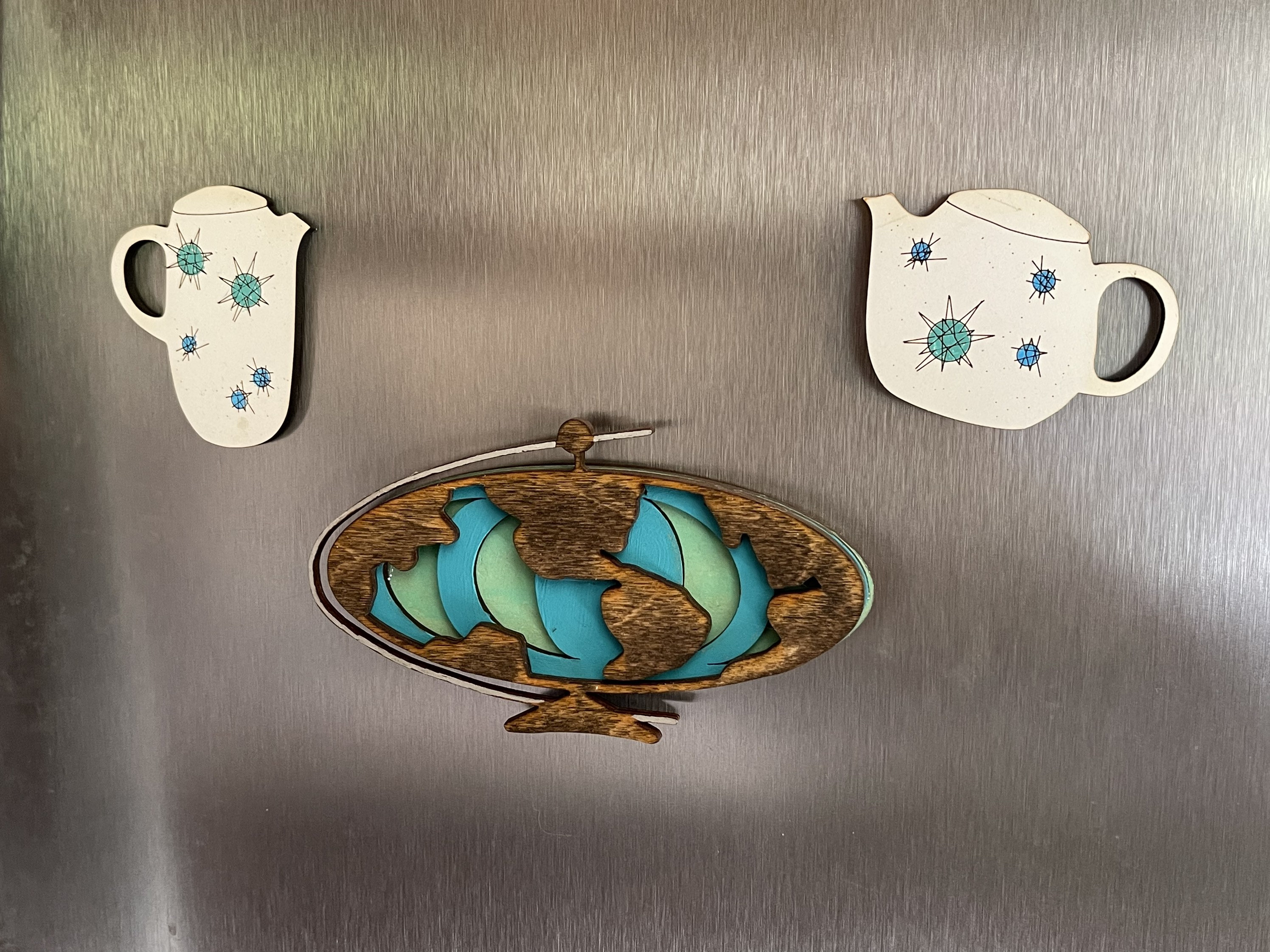 Awesome Witco Inspired Globe World Map Magnet Mid Century - Etsy UK