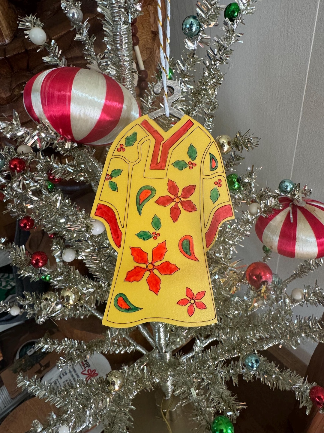 Groovy Handcrafted Wooden 60s and 70s Retro Mrs Roper Caftan / Mumu ...