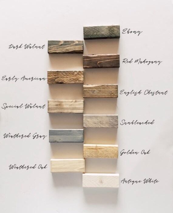 Stain Samples - Etsy