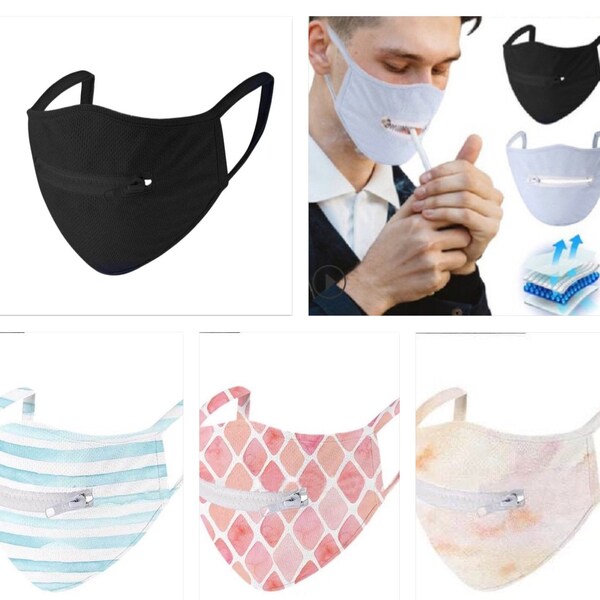 Zipper Face Mask - Etsy