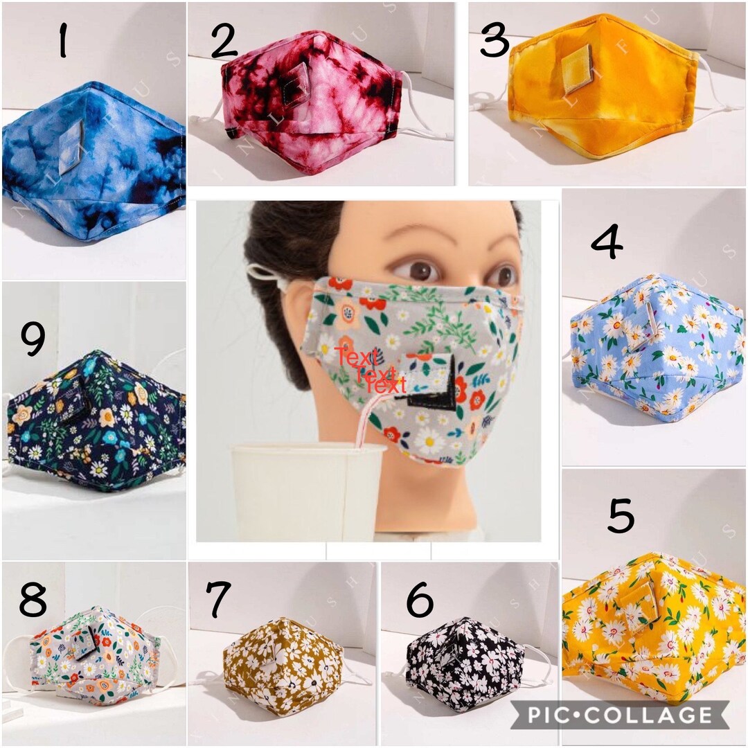 2 Pack - Party Drink Masks,mouth Straw Mask, Reusable Washable,drink ...