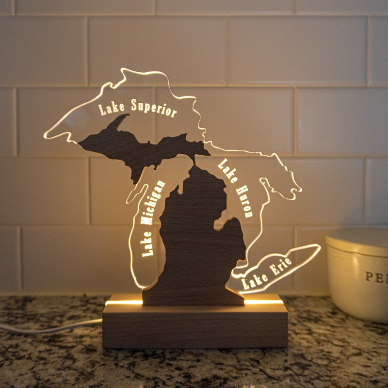 Michigan Home Sign - Etsy
