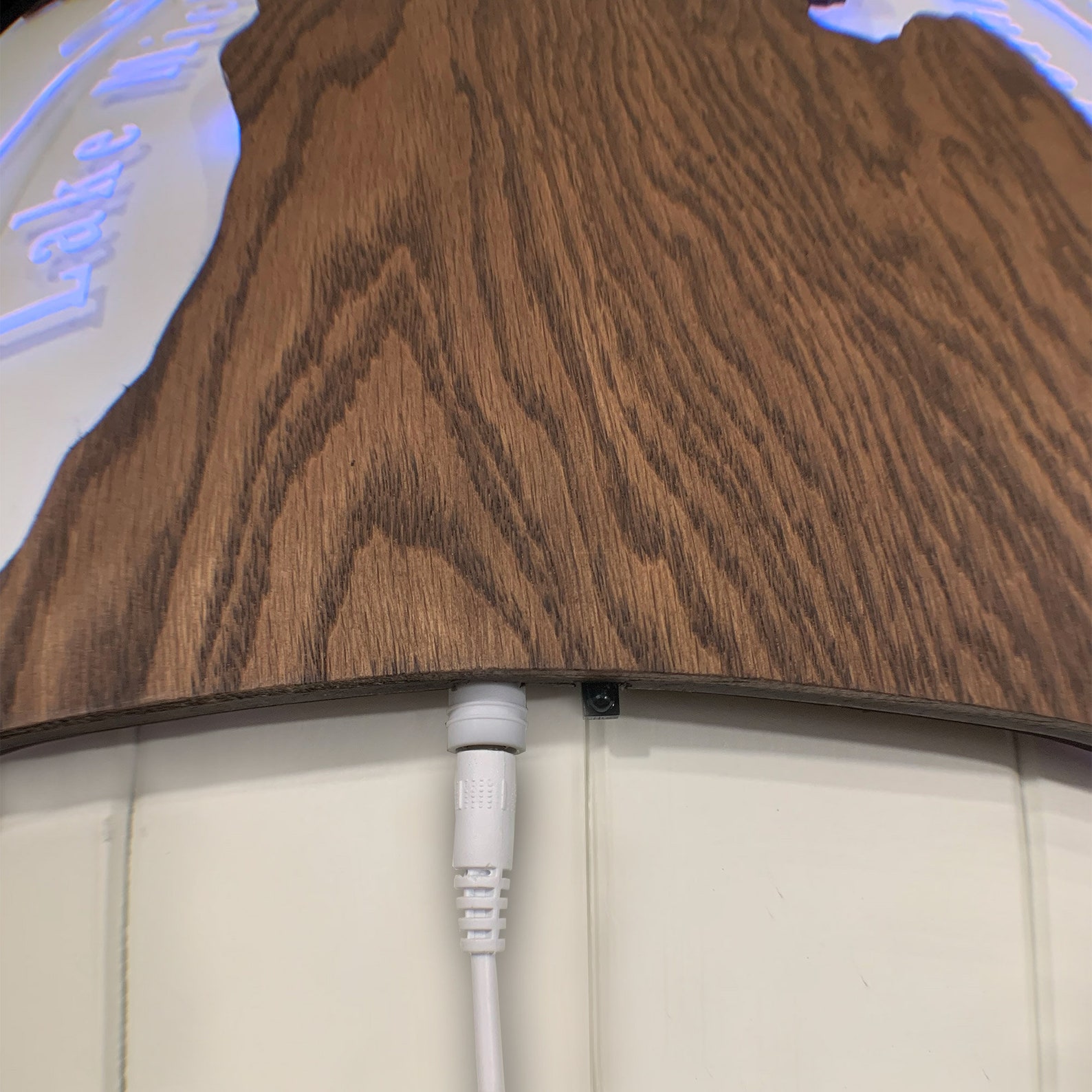 Michigan Wall Sign Edge Lit Multi-color LED Art Décor Wood & - Etsy